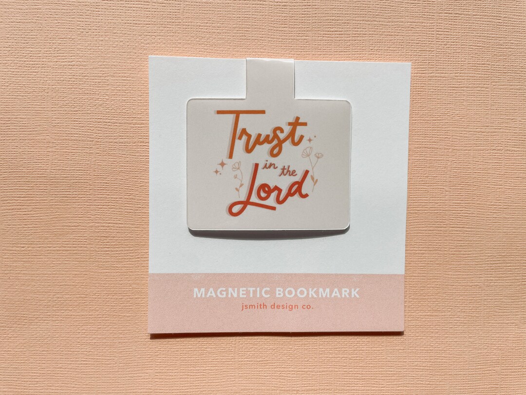 Magnetic Bookmark for Bible Trust in the Lord Bookmark Magnetic Cute ...
