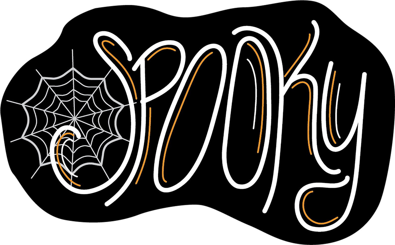 Cute Halloween Vinyl SPOOKY Sticker Halloween Season Hand - Etsy