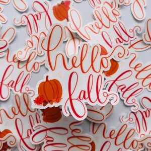 Fall Vinyl Sticker Pack | Fall Sticker, Sticker Pack | Hot Cocoa ...