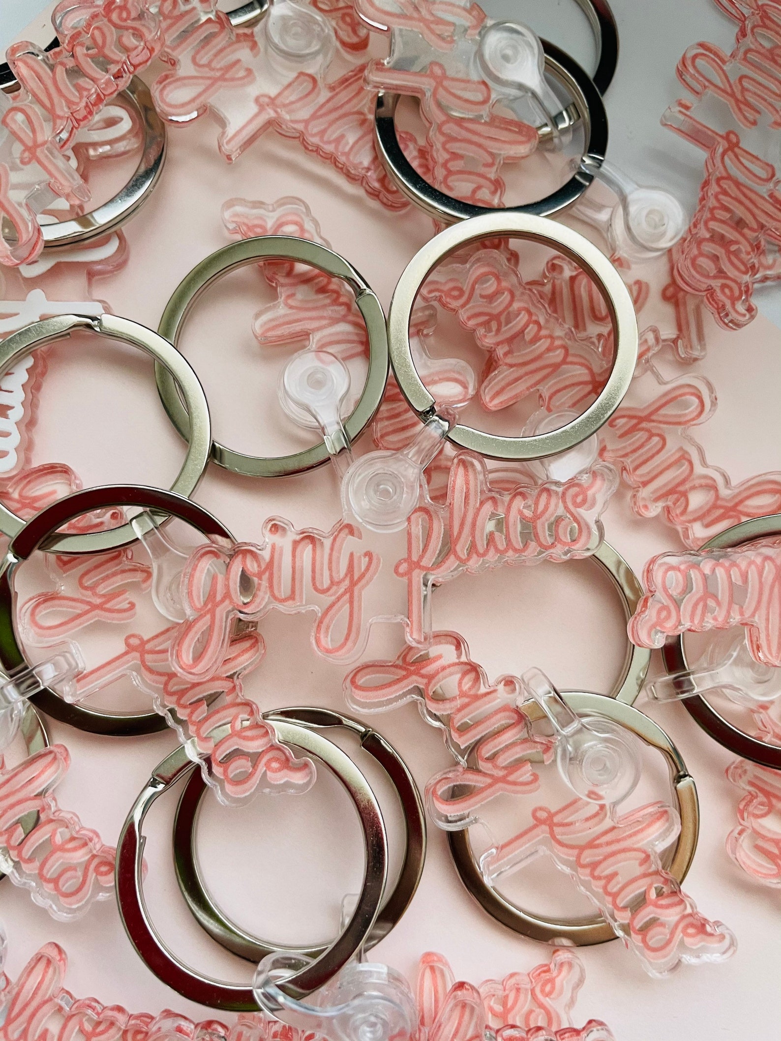 Going Places Acrylic Keychain Travel Keychain Travel Theme - Etsy