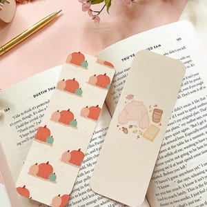 Fall Bookmark Set | Girly Fall Bookmarks, Double-sided Bookmarks Cozy ...
