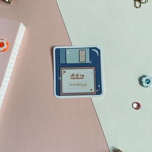 Floppy Disk Sticker Pack | 90s Aesthetic Stickers | 90s Nostalgia ...