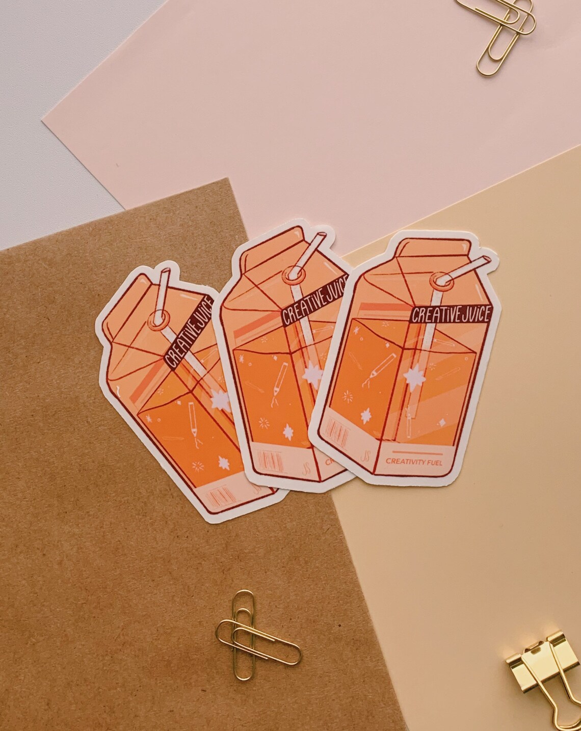 Creative Juice Glossy Sticker Juice Sticker Glossy | Etsy