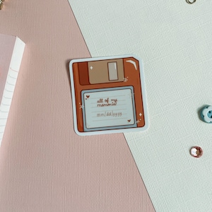 Floppy Disk Sticker Pack | 90s Aesthetic Stickers | 90s Nostalgia ...