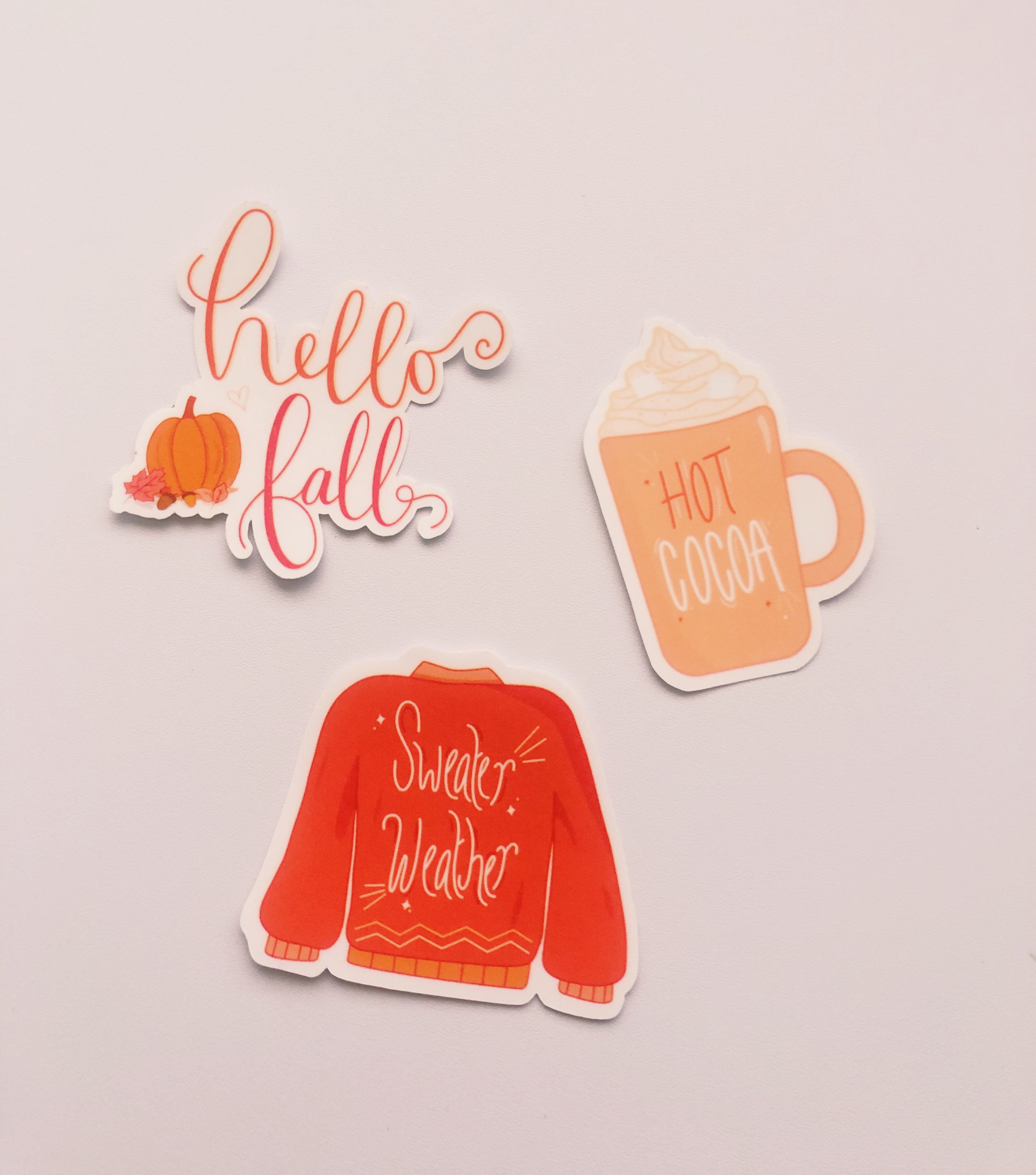 Fall Vinyl Sticker Pack Fall Sticker Sticker Pack Hot | Etsy