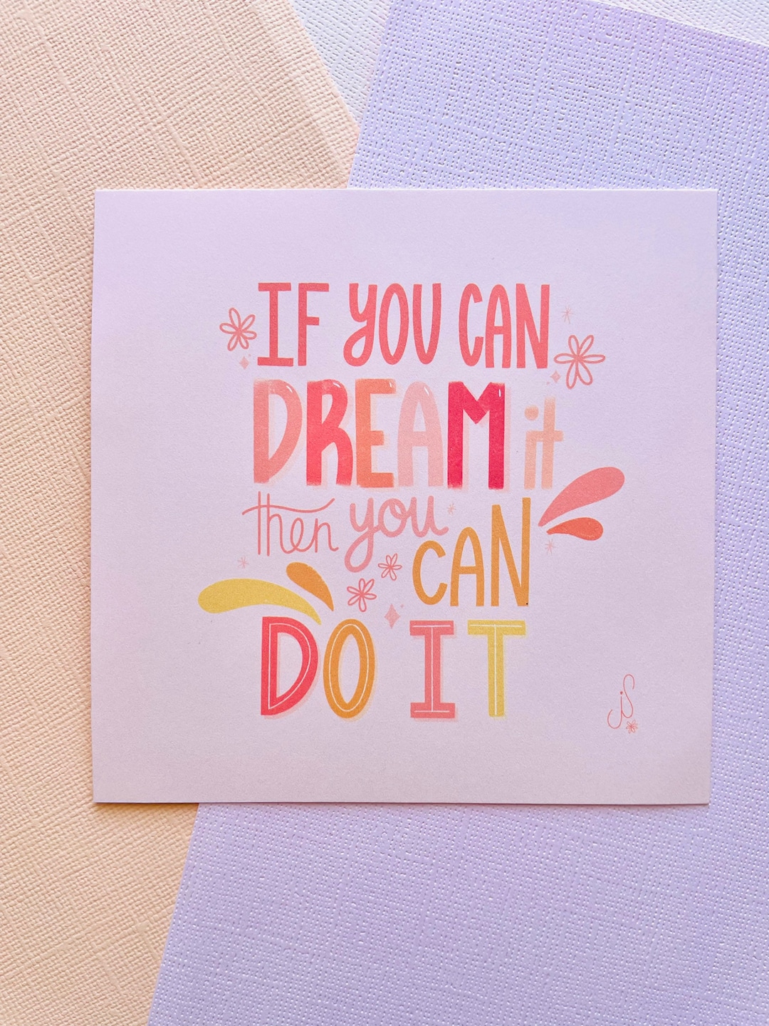 If You Can Dream It Art Print | 5x5 Wall Print, Wall Art | Art Print ...