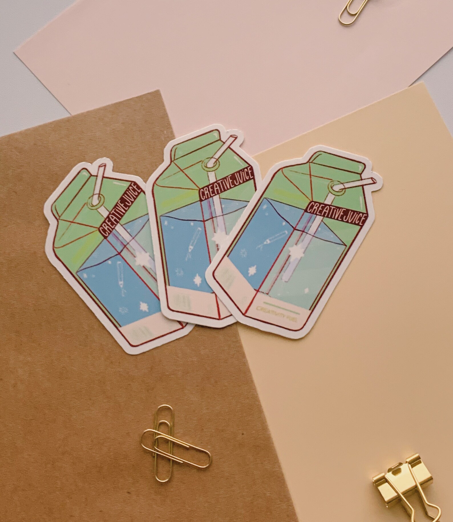 Creative Juice Glossy Sticker Juice Sticker Glossy | Etsy