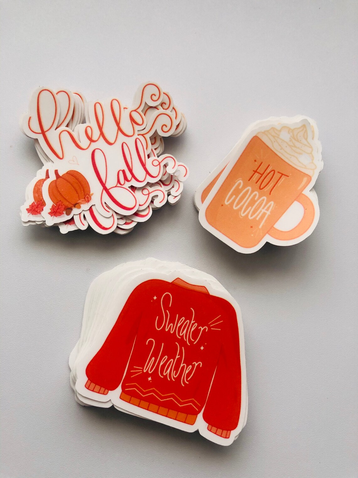 Fall Vinyl Sticker Pack Fall Sticker Sticker Pack Hot | Etsy