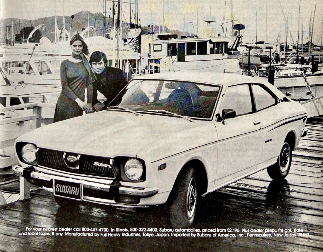 1973 Subaru GL Coupe Magazine Print Ad Original Advertisement - Etsy