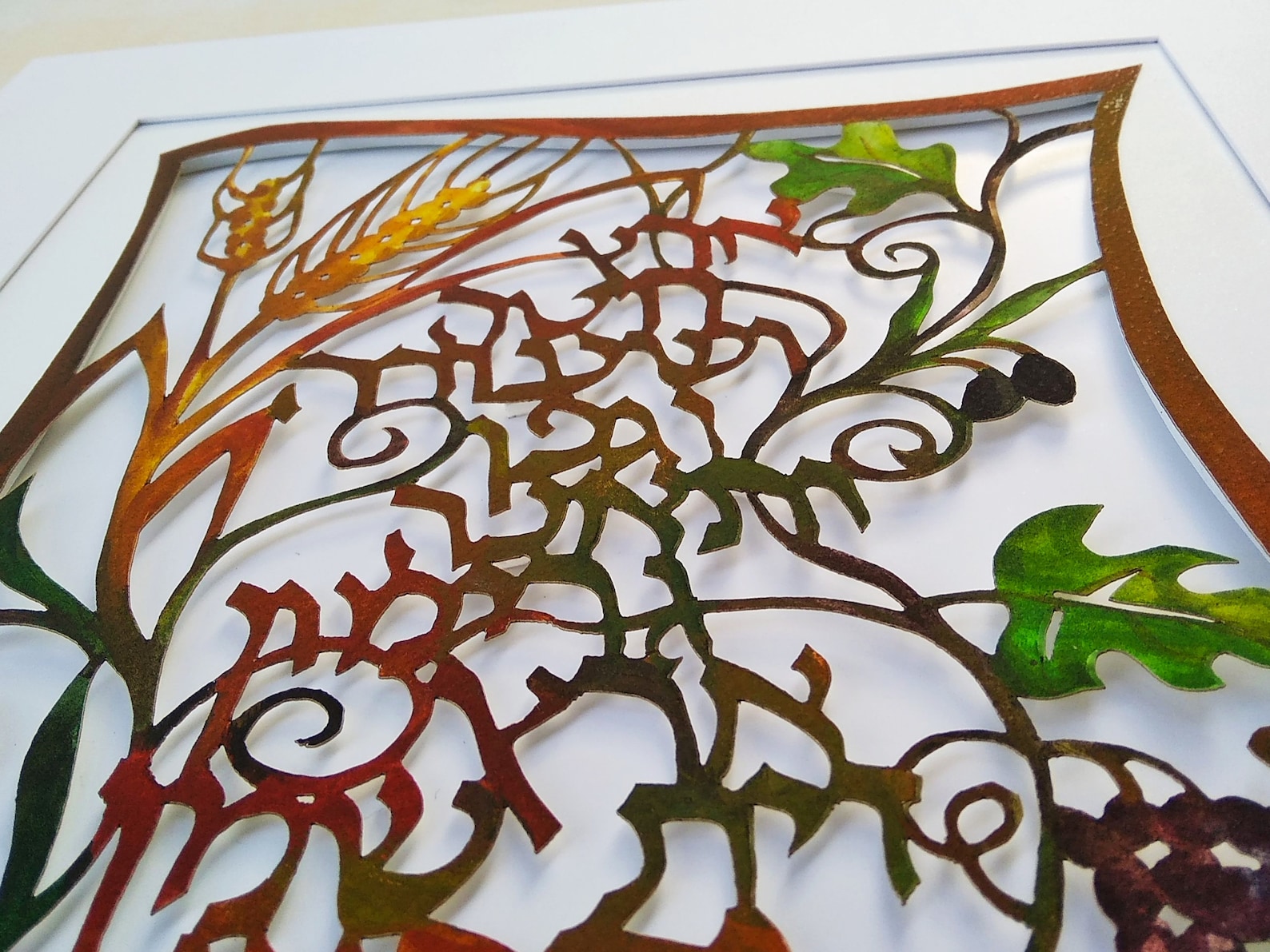 The Seven Species of Israel Papercut From the Holy Land. A Home Warming ...