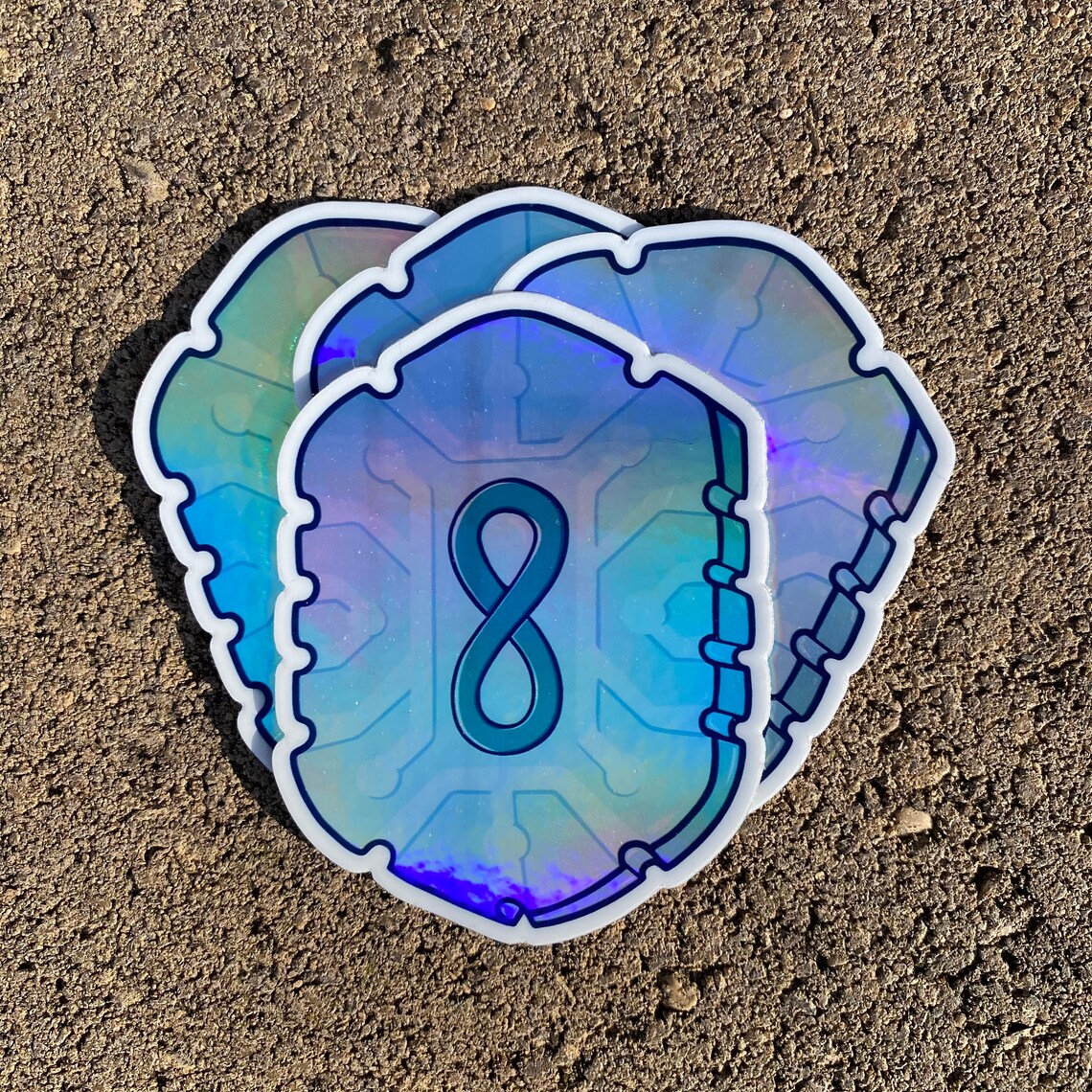 The Flame Holographic Sticker - Etsy