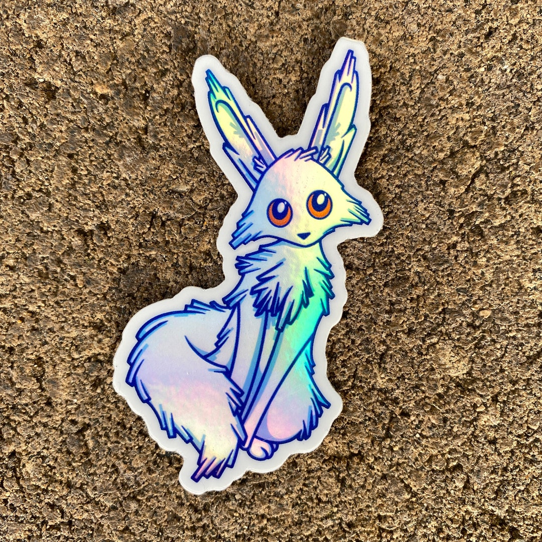 Vulptex Holographic Sticker - Etsy