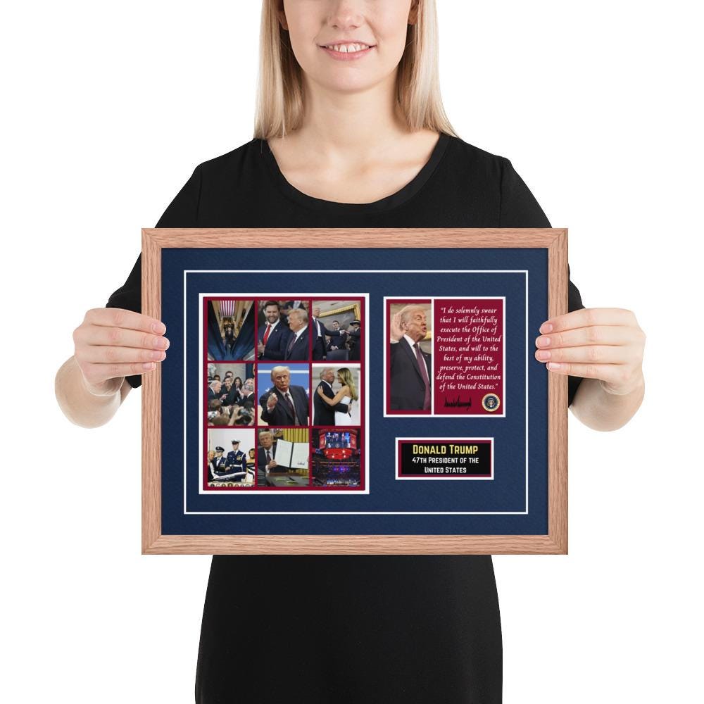 Donald Trump Inauguration Mosaic Photo Frame, MAGA Gift - Etsy