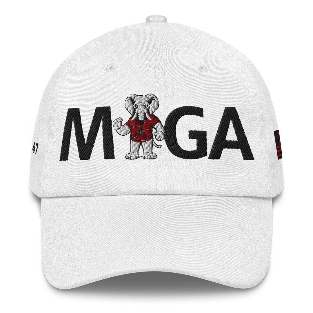 Unisex MAGA Alabama Black Hat, MAGA Roll Tide Cap, Trump Alabama ...
