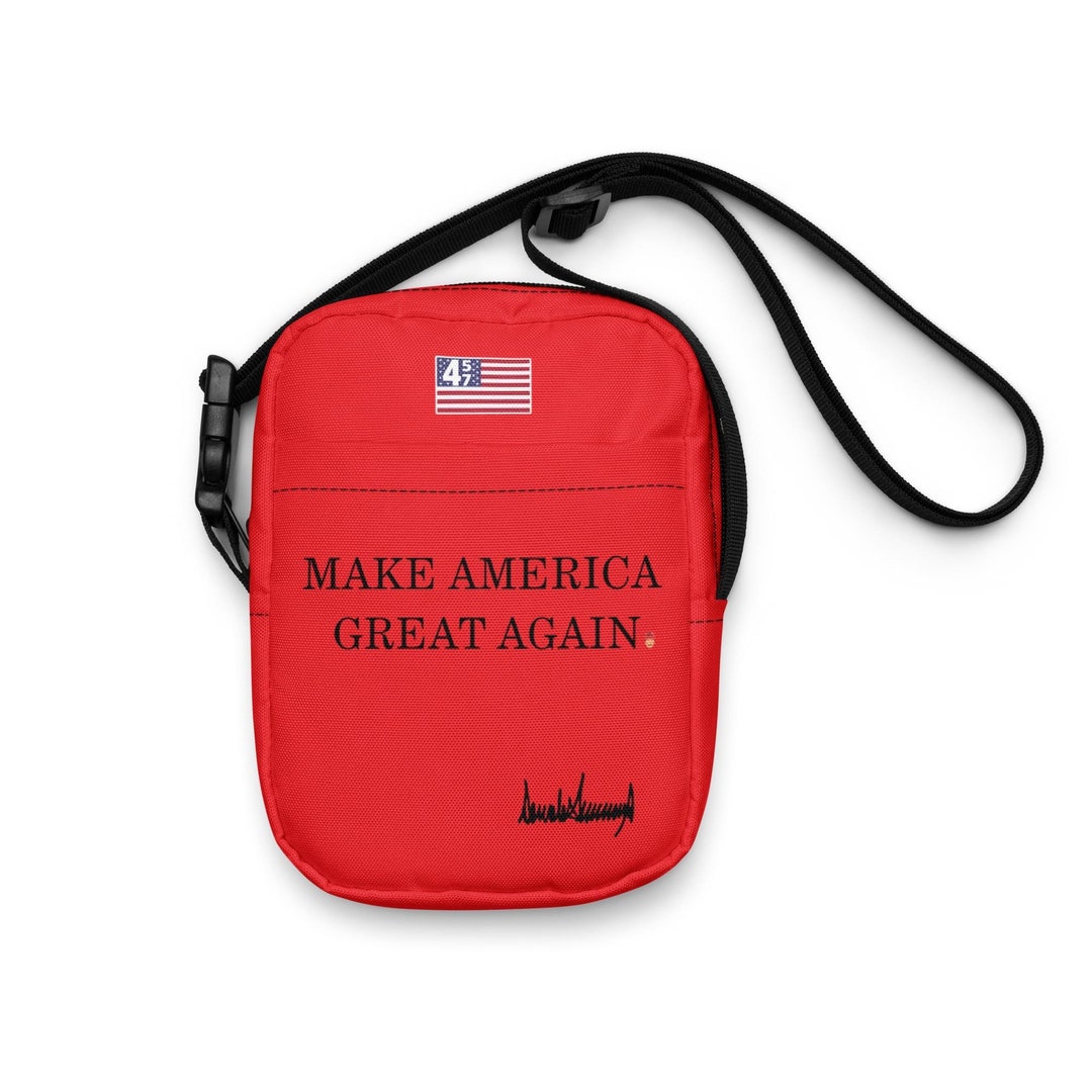 Trump MAGA Crossbody Bag: Patriotic Travel Pouch - Etsy