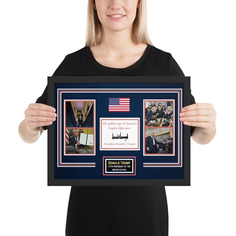 Donald Trump Inauguration Mosaic Photo Frame, MAGA Gift - Etsy