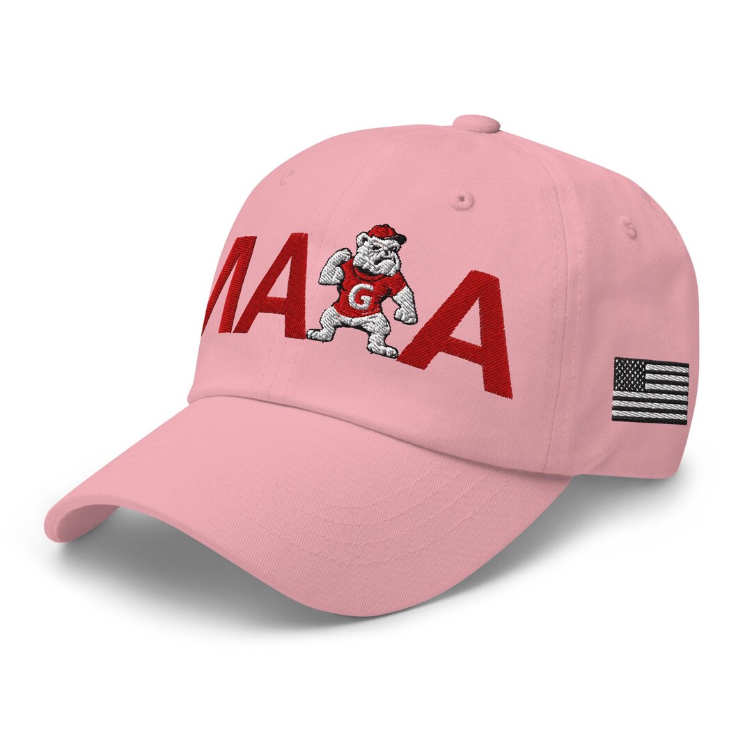 Unisex MAGA Georgia Pink Hat, MAGA Bulldogs Cap, Trump Georgia ...