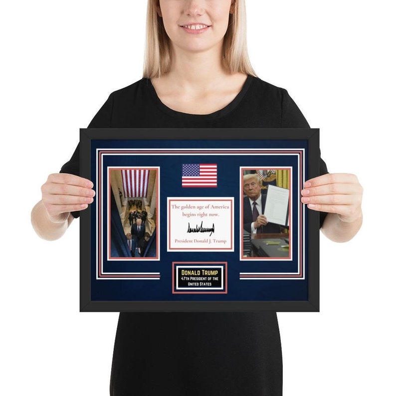 Donald Trump Inauguration Multi Photo Frame, MAGA Gift - Etsy