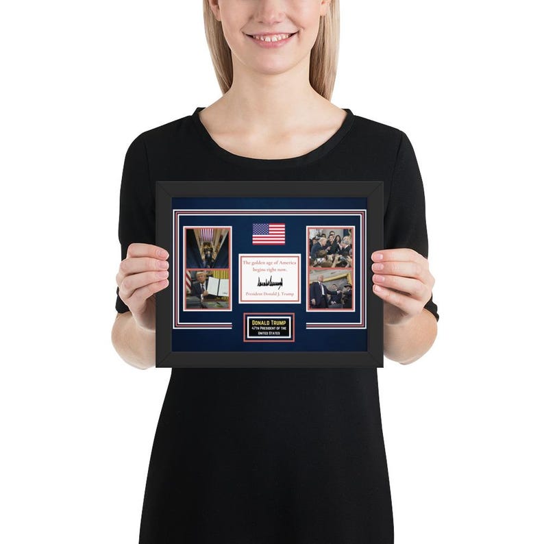 Donald Trump Inauguration Mosaic Photo Frame, MAGA Gift - Etsy