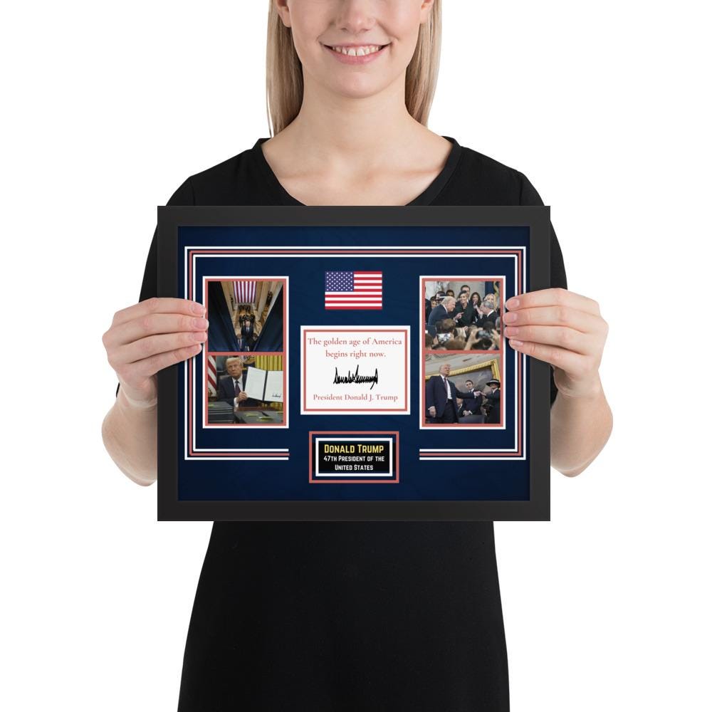 Donald Trump Inauguration Mosaic Photo Frame, MAGA Gift - Etsy