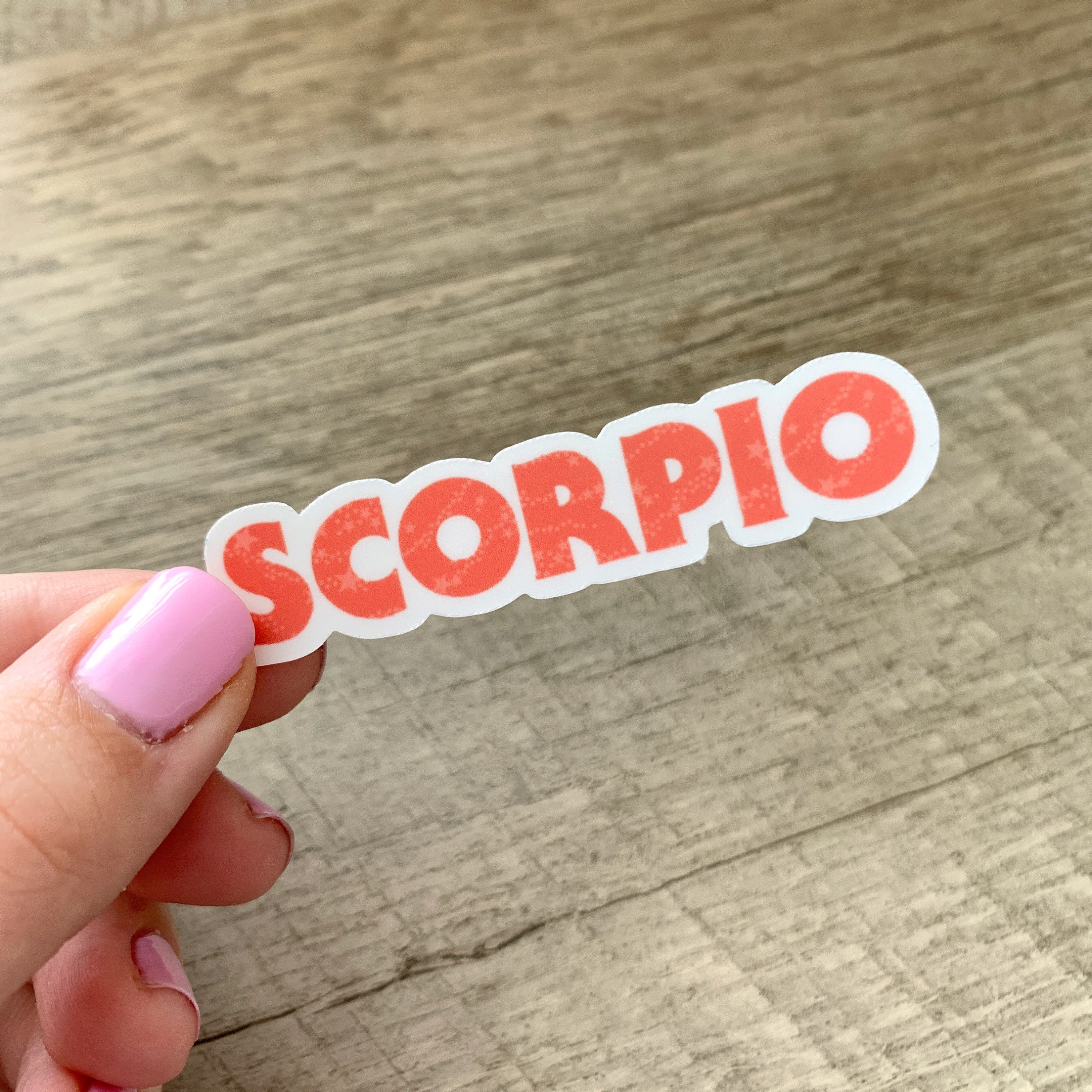Scorpio Sticker Zodiac Sticker Scorpio Gift Star Sticker - Etsy