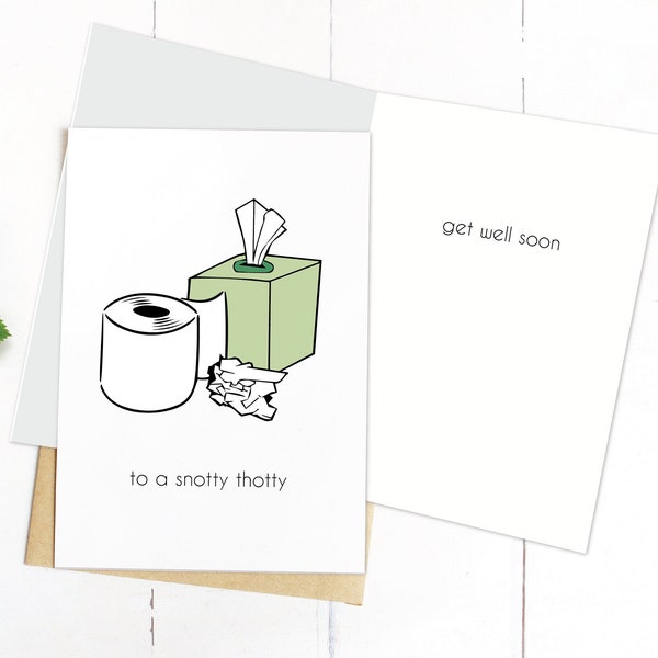 Sick Friend Card - Etsy