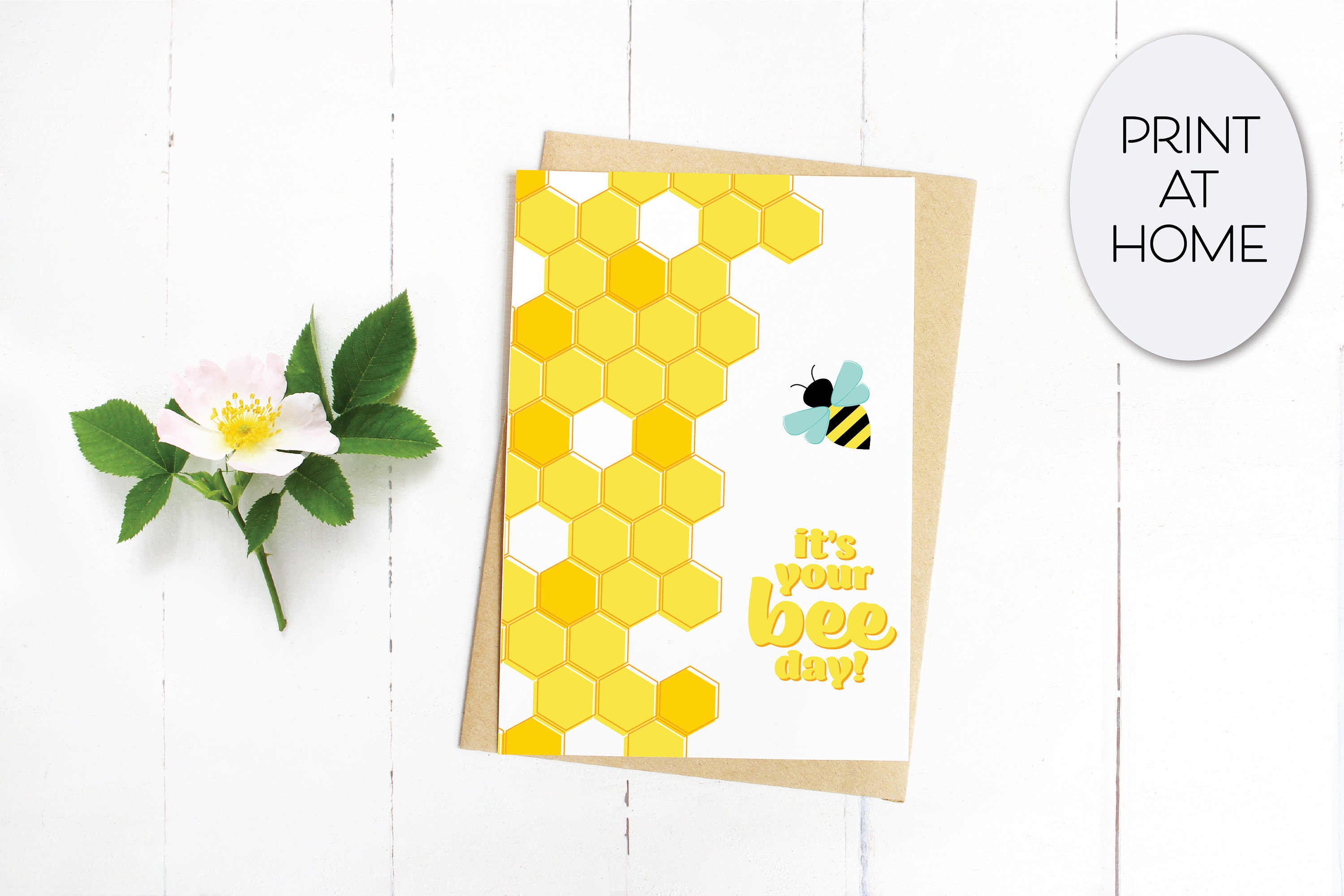 Printable Card, Instant Download, Happy Birthday, From Us, Birthday ...