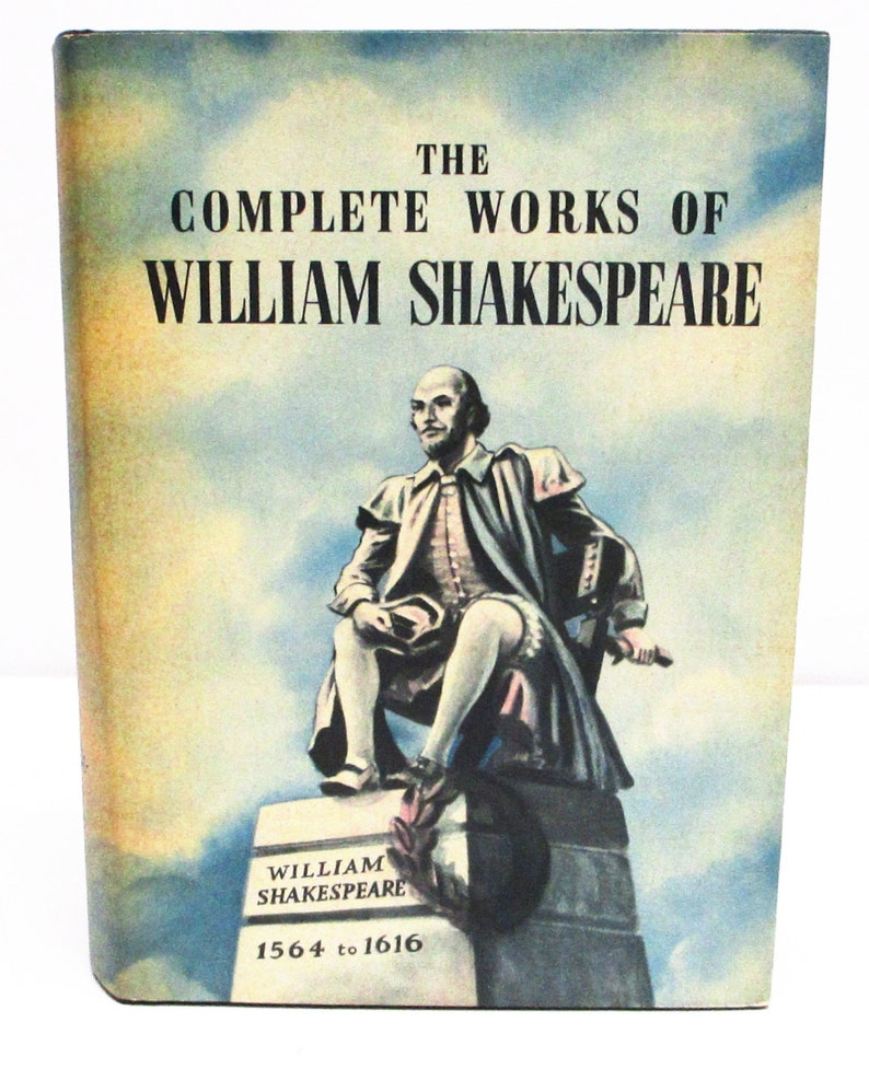 The Complete Works of William Shakespeare Hardcover W/ Dust Jacket ...