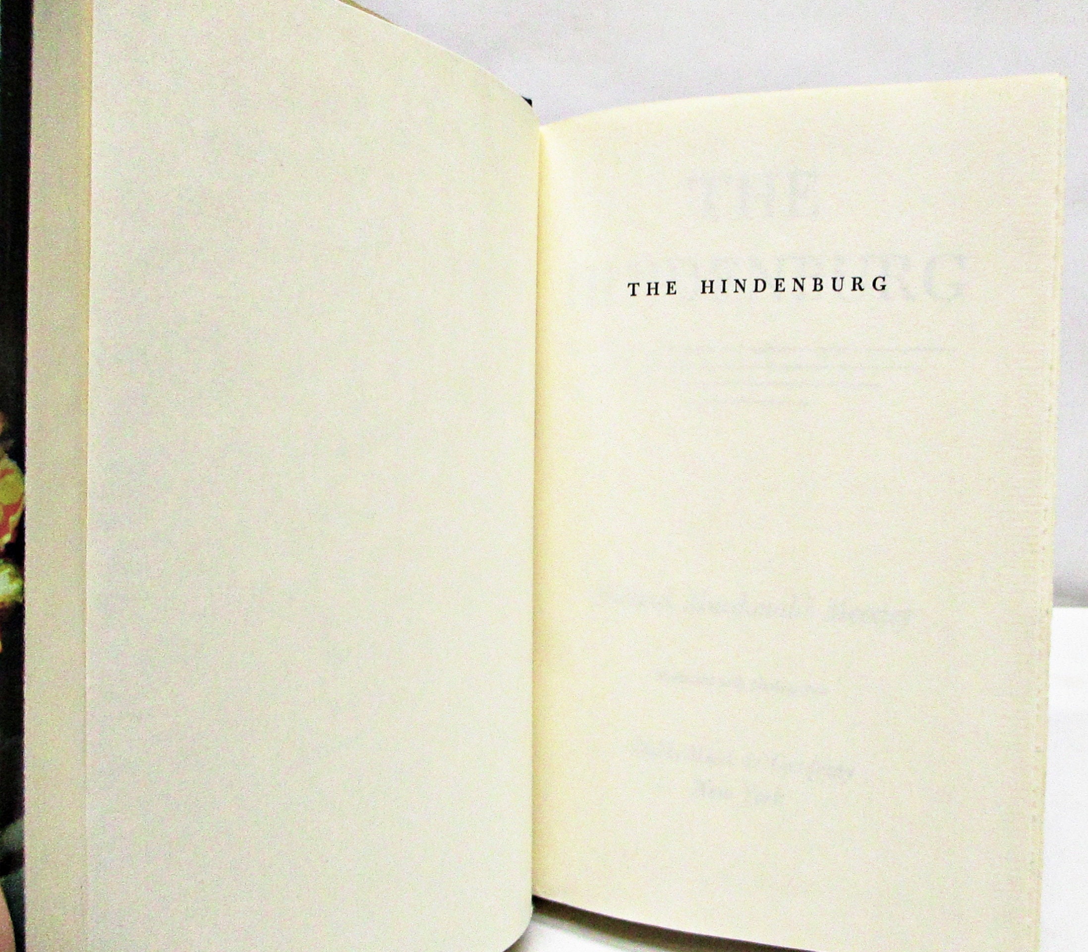 The Hindenburg by Michael M. Mooney HCDJ Book Club Edition | Etsy