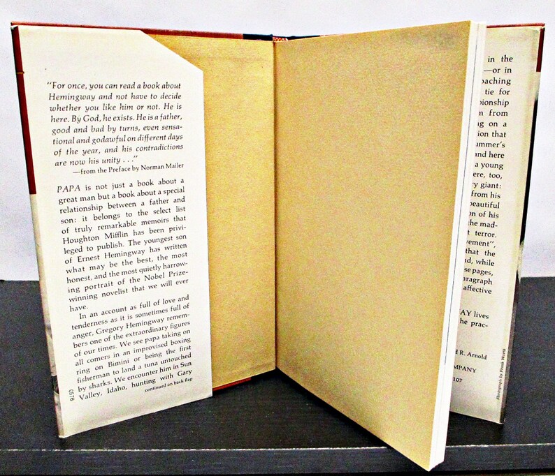 Papa A Personal Memoir by Gregory H. Hemingway HCDJ Ernest Hemingway ...