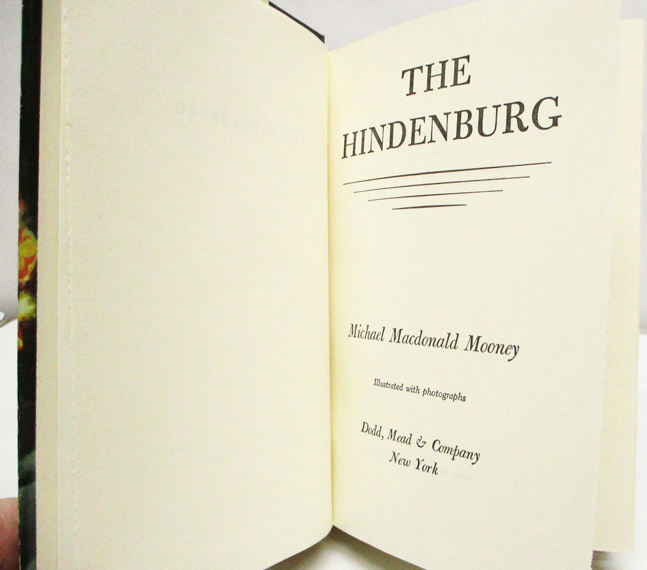 The Hindenburg by Michael M. Mooney HCDJ Book Club Edition | Etsy