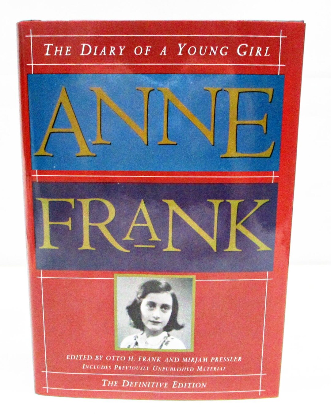 The Diary of a Young Girl Anne Frank HCDJ the Definitive Edition - Etsy