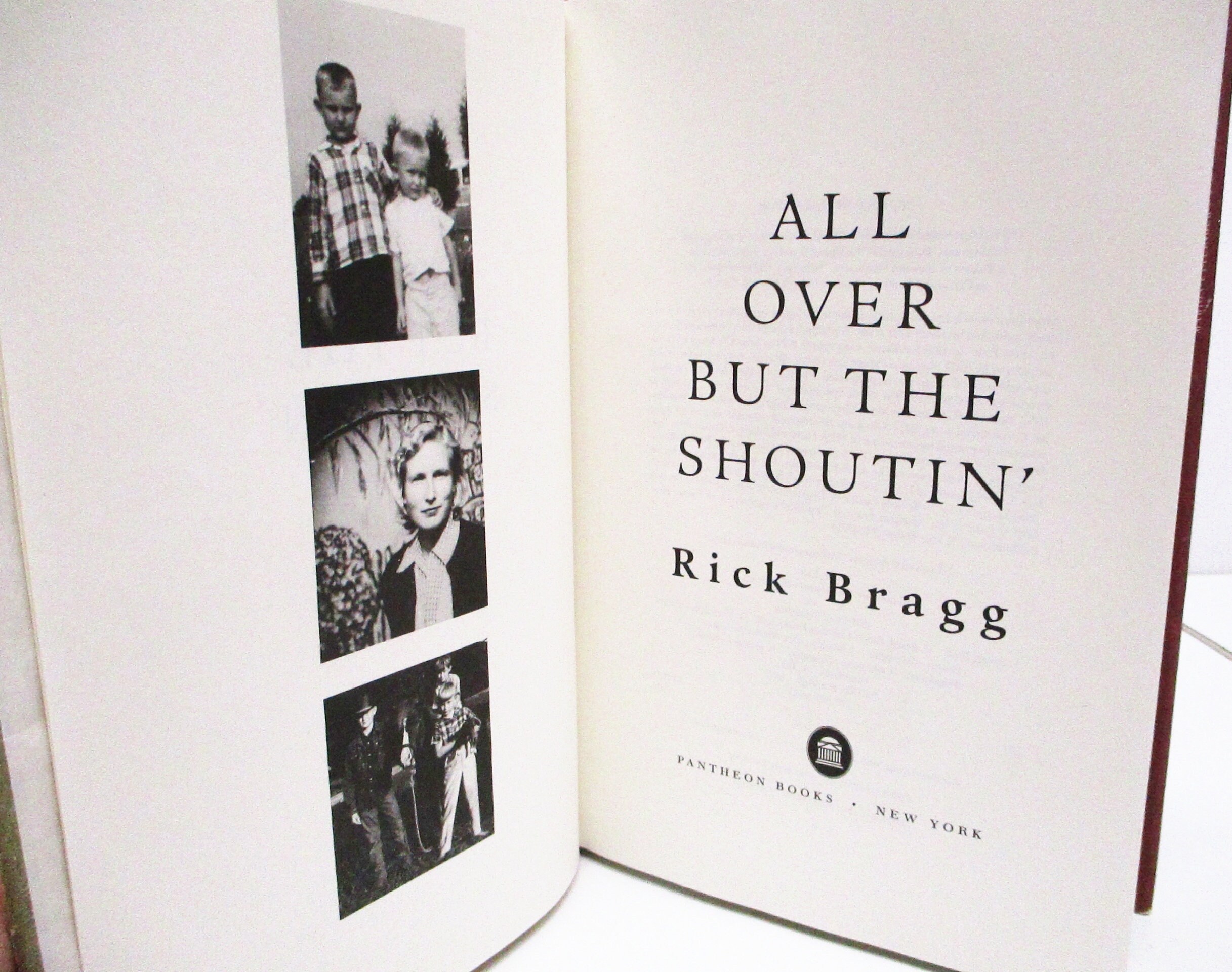 All Over but the Shoutin' by Rick Bragg HCDJ Signed Copy - Etsy