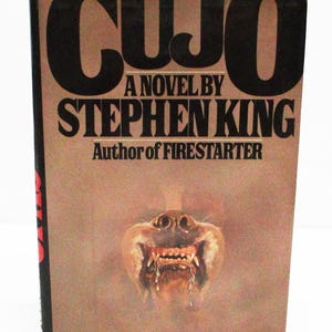 Cujo by Stephen King HCDJ First Edition / First Printing - Etsy