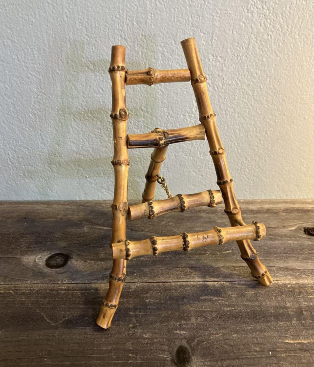 Vintage Bamboo Tabletop Easel - Etsy
