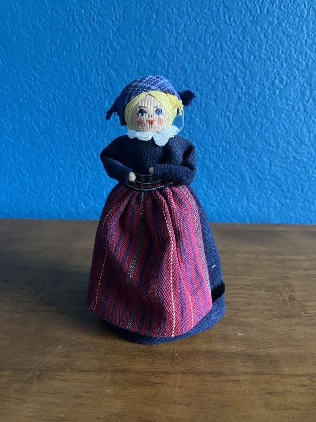 Vintage Swedish Handmade Folk Art Doll / Charlotte Weibull Collectible ...