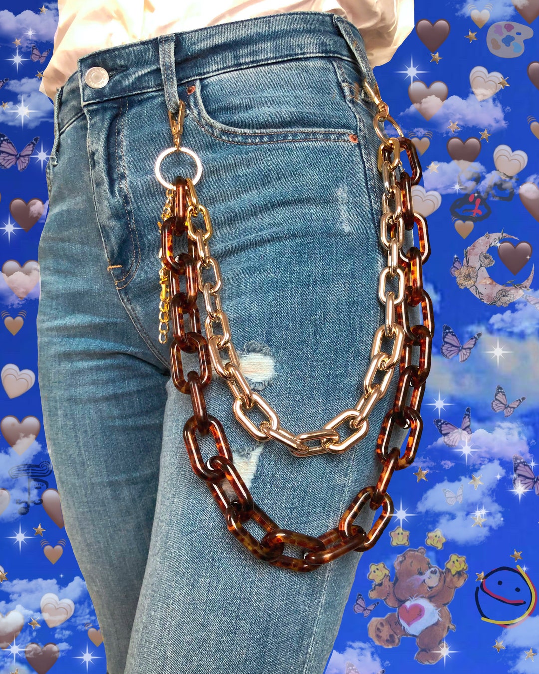 Vante Taecore Pants Chains Taehyung V - Etsy