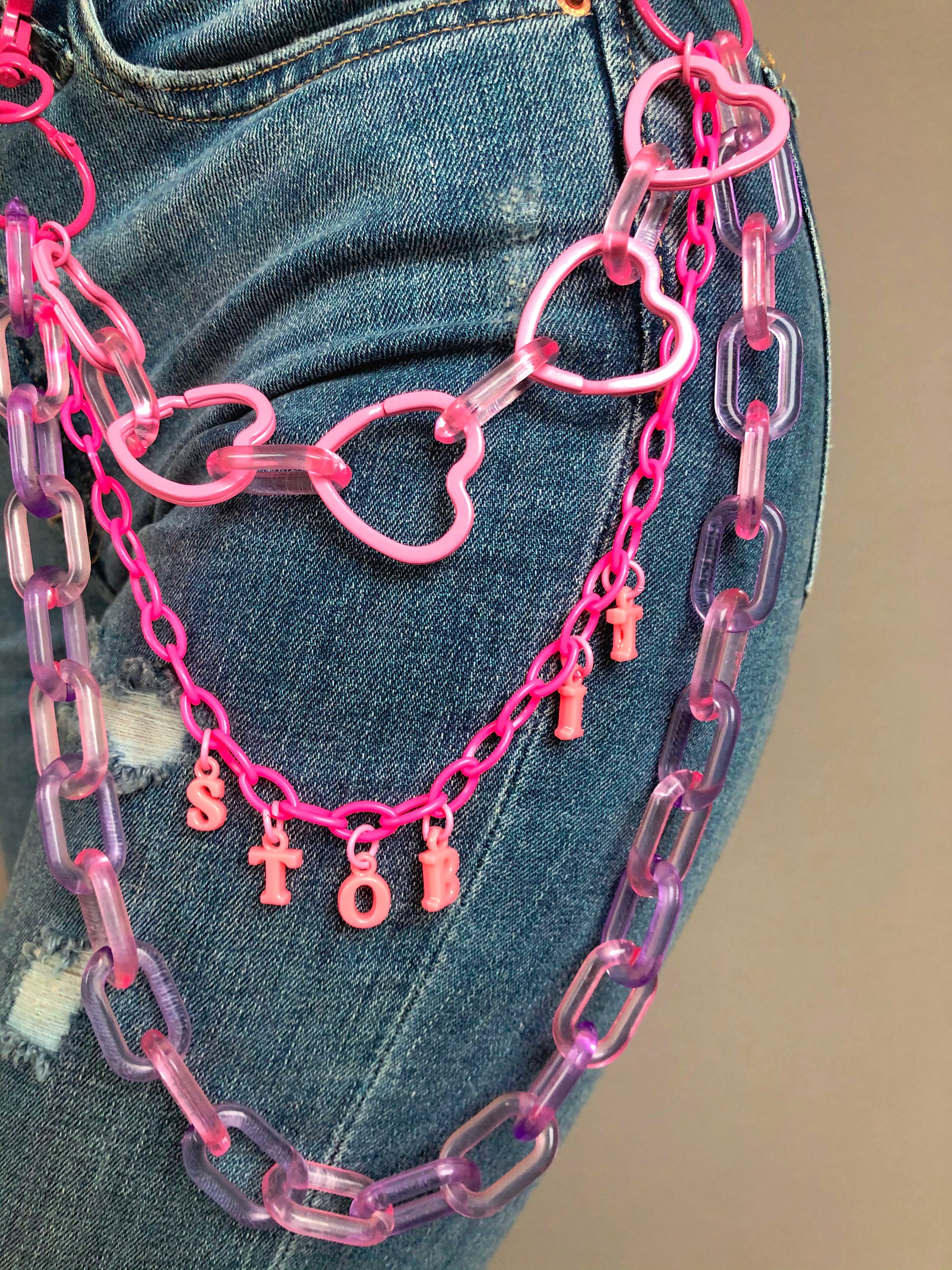 Jincore Stob It Pants CHAINS Seokjin Jin | Etsy