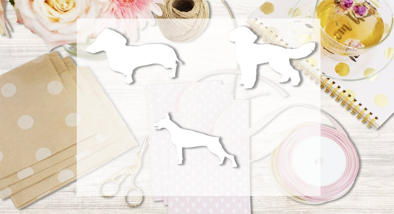 Custom Dog Breed Vinyl Decals | Etsy