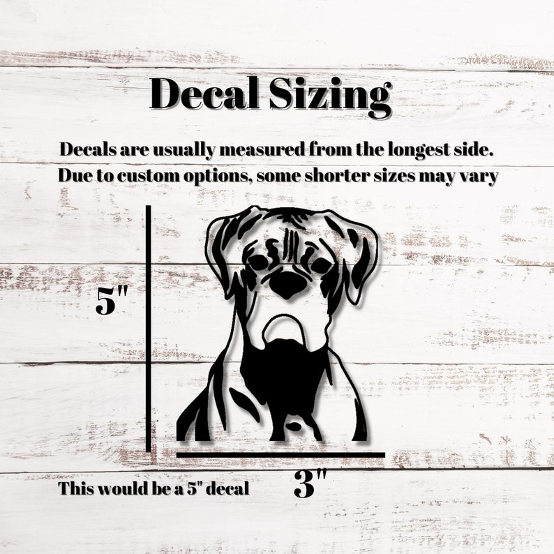 Custom Dog Breed Vinyl Decals - Etsy