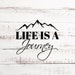 Adventure Vinyl Decal: "life is a Journey" Mountain Wall Art - Etsy