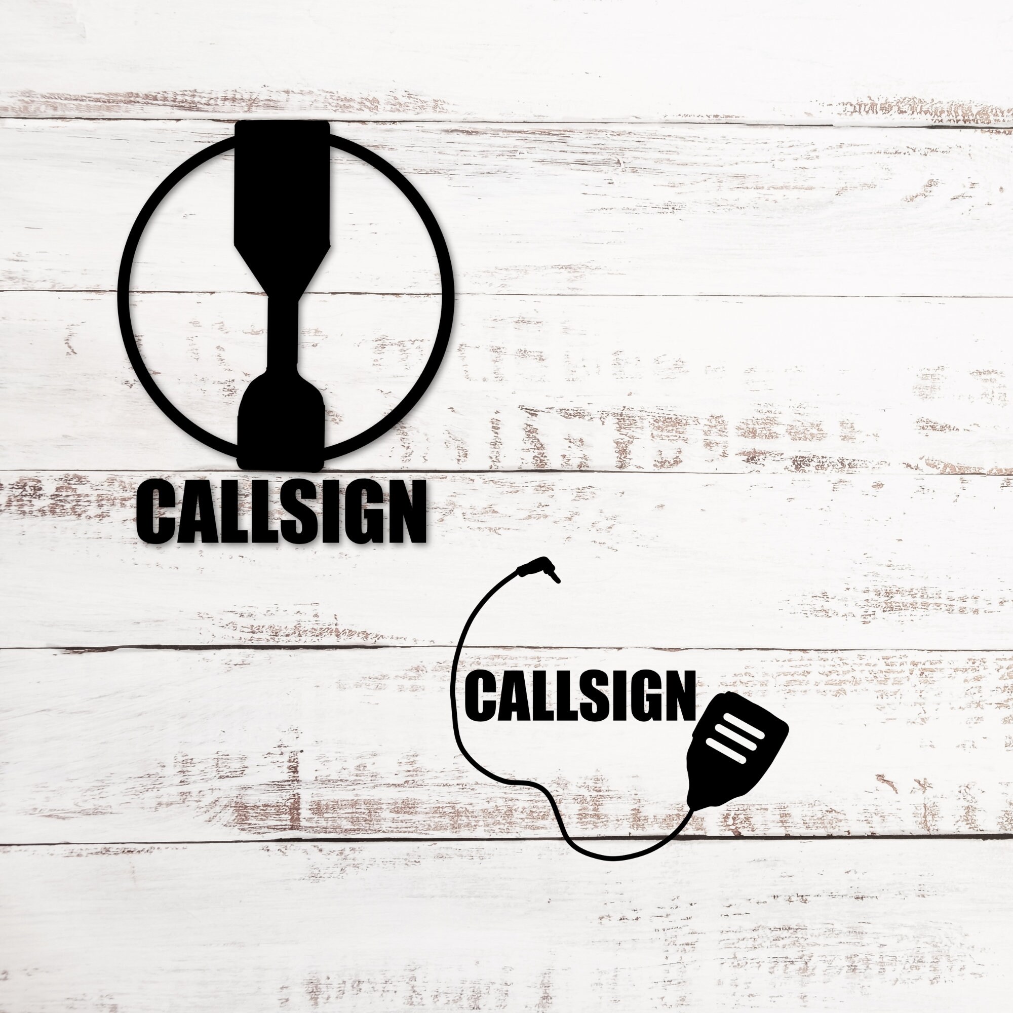 Personalized Ham Radio Call Sign Decal: Durable Vinyl Stickers - Etsy