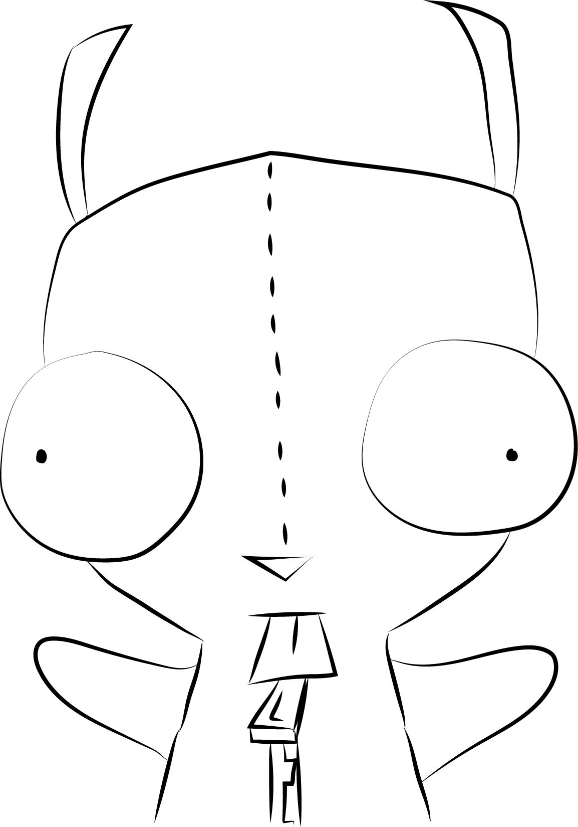 Coloring Pages For Invader Zim