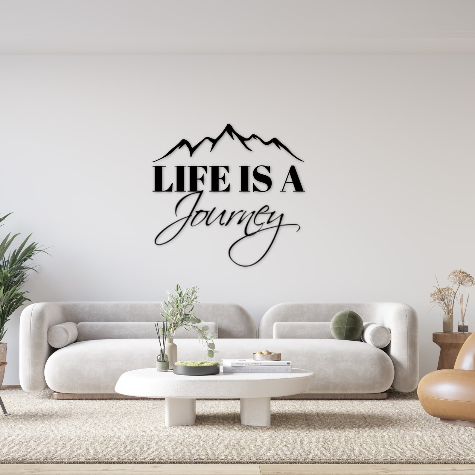 Adventure Vinyl Decal: "life is a Journey" Mountain Wall Art - Etsy