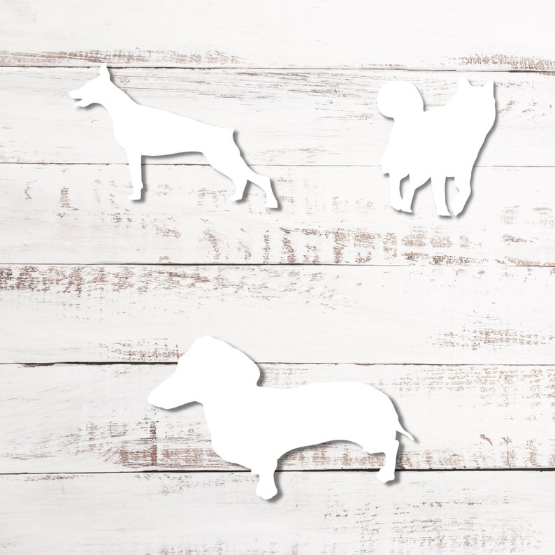 Custom Dog Breed Vinyl Decals - Etsy