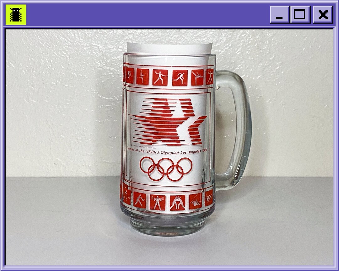 Vintage Commemorative 1984 Los Angeles Olympic Mug - Etsy