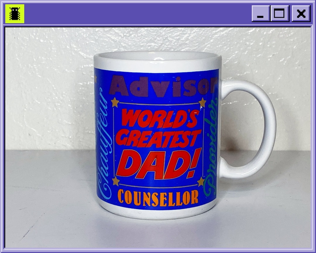 1985 Hallmark world's Greatest Dad Mug - Etsy