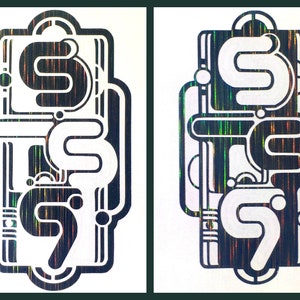 2 Sticker Set: Art Deco Explorata | STS9 “sticker Style” Vinyl Decals ...