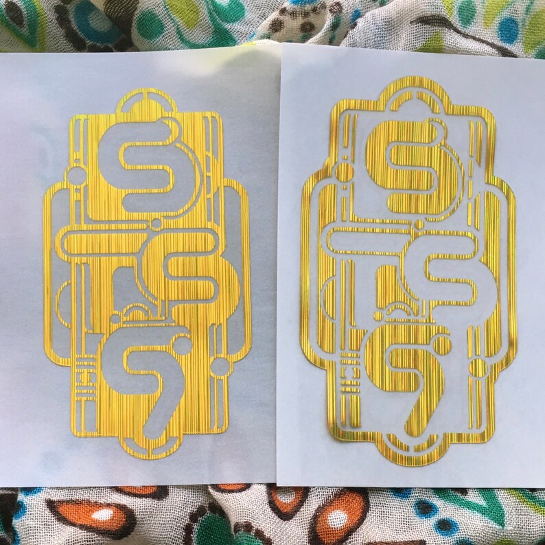 2 Sticker Set: Art Deco Explorata STS9 sticker Style Vinyl Decals, STS9 ...