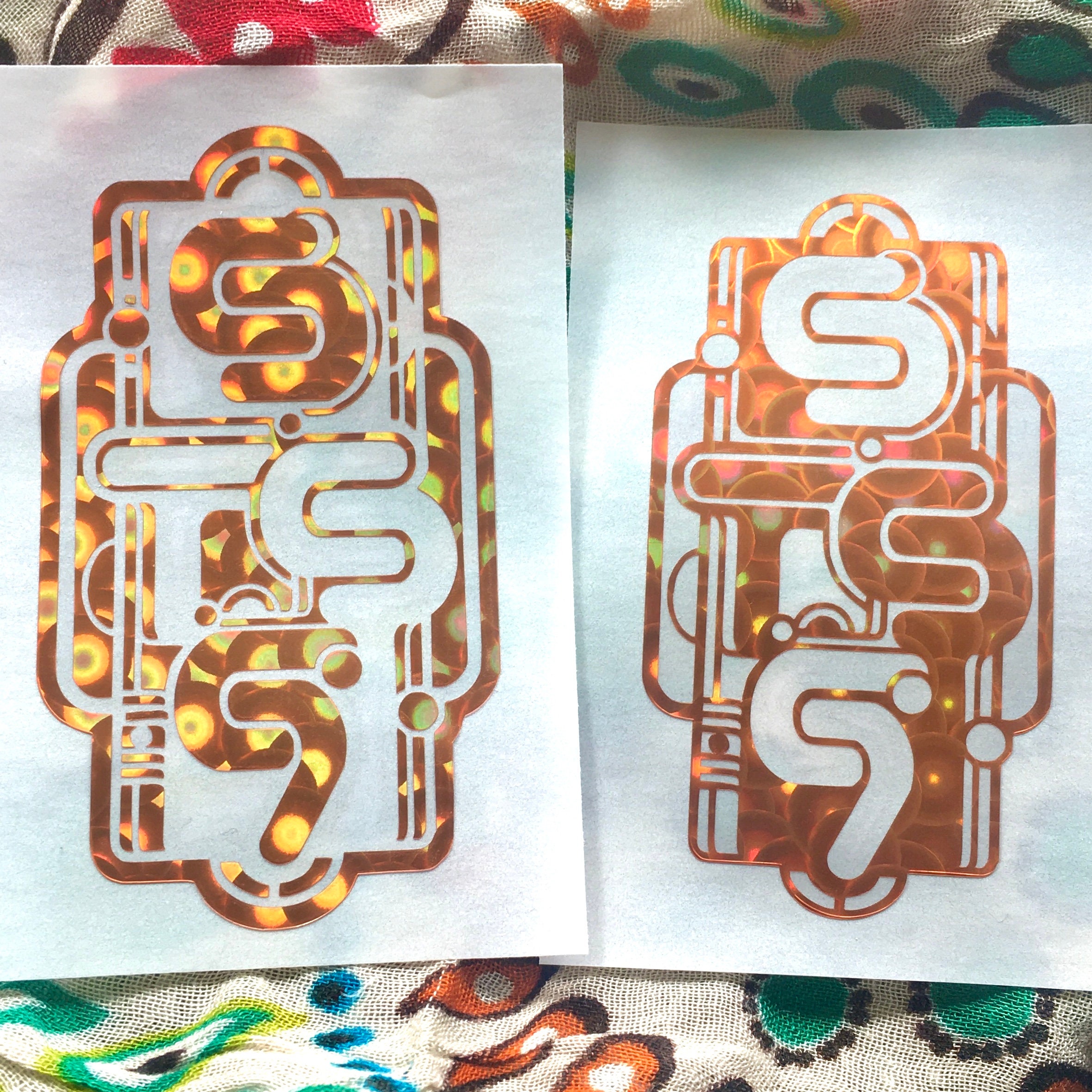2 Sticker Set: Art Deco Explorata STS9 sticker Style Vinyl Decals, STS9 ...
